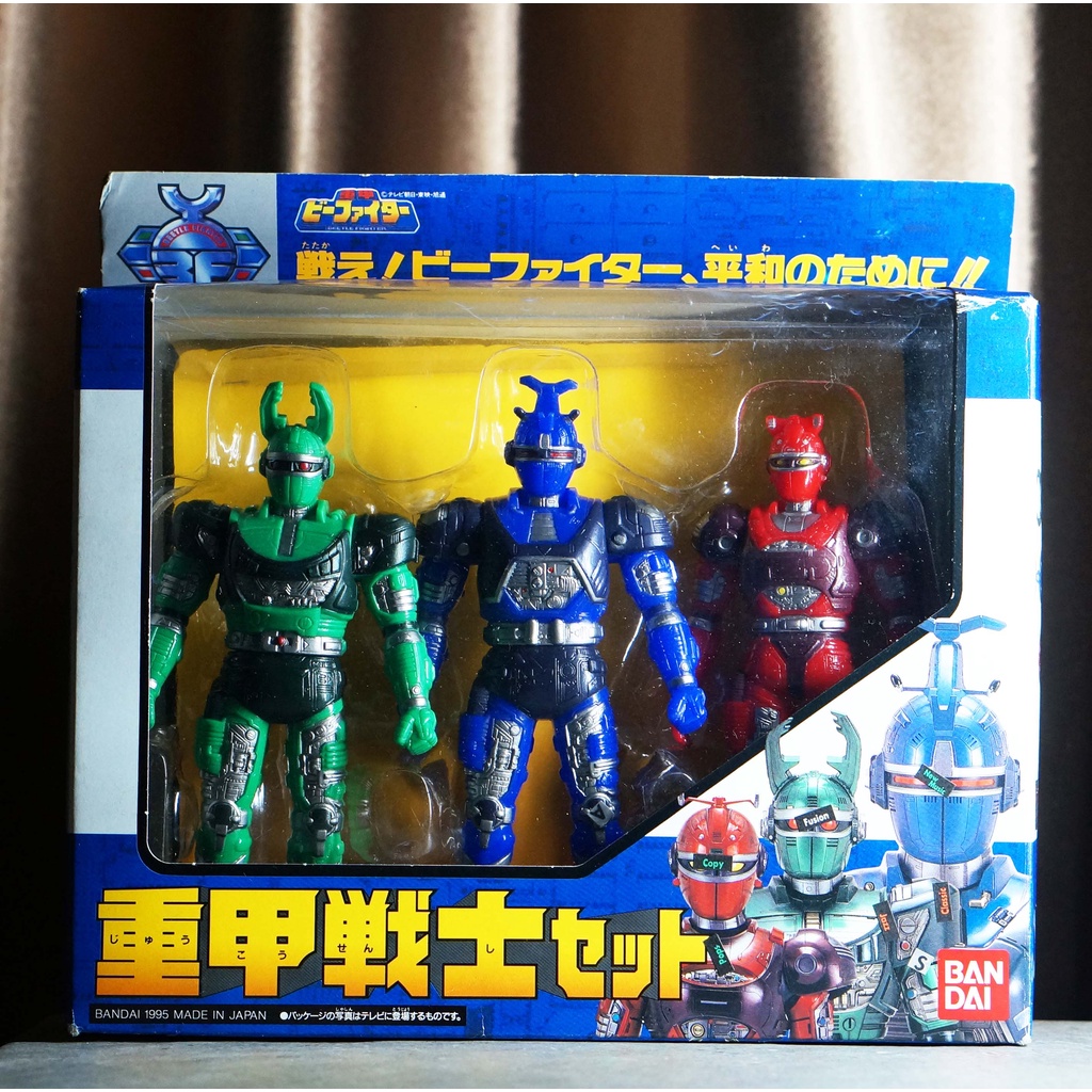 Bandai 1995 Tokusatsu Juukou B-Fighter Beetle Fighter soft vinyl ซอฟ ...
