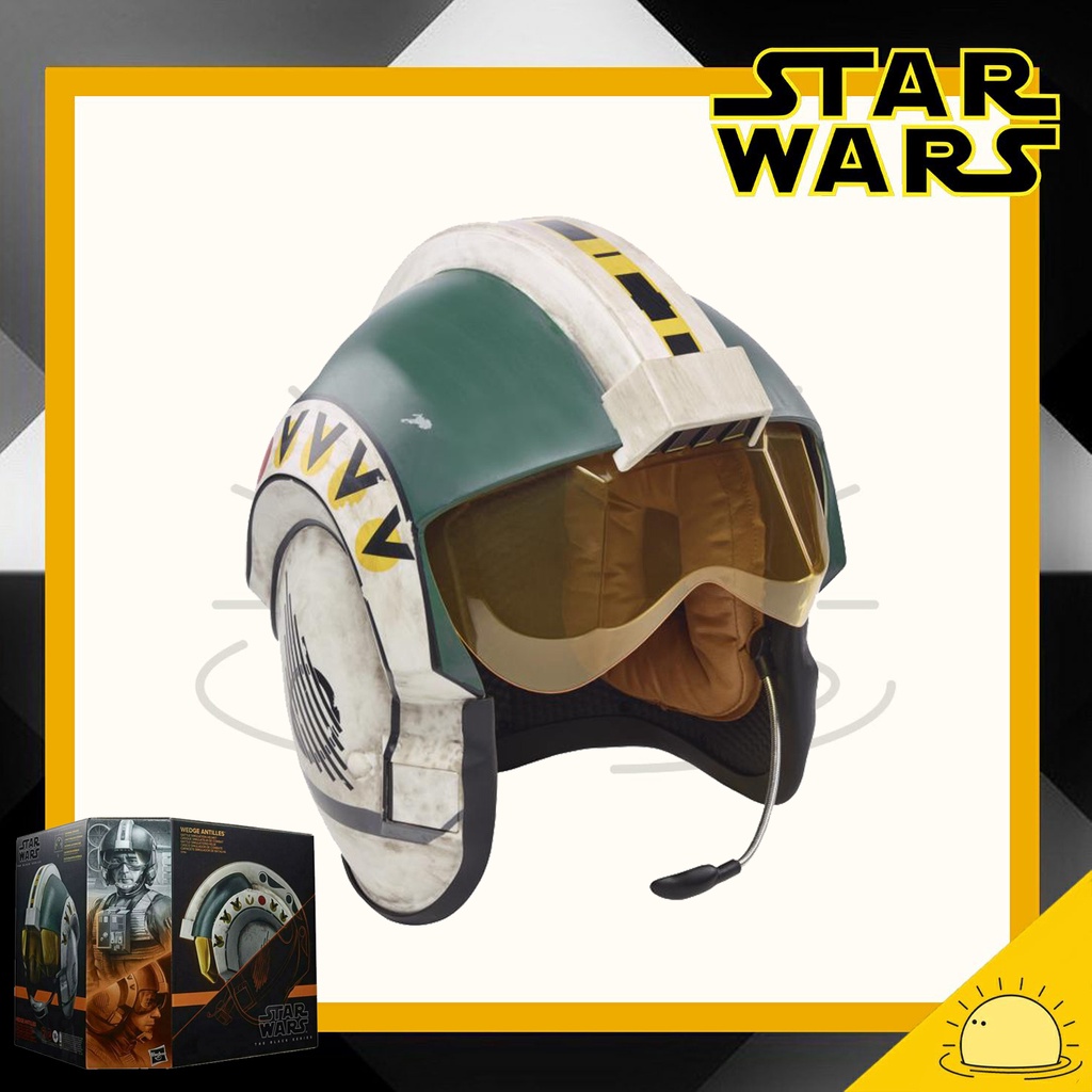 The Black Series Wedge Antilles 1:1 Scale Wearable Helmet | Shopee Thailand