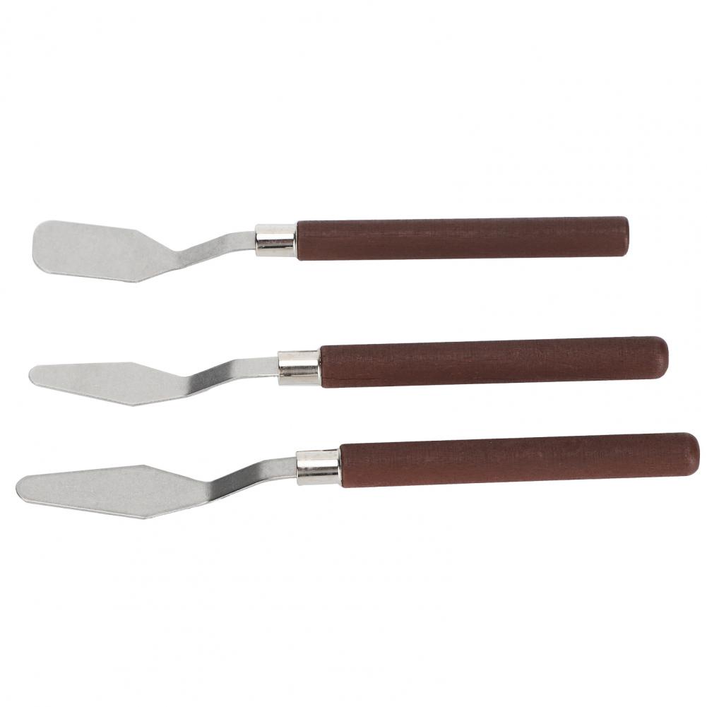 3X Knife Stainless Steel Spatula Painting Tool For Oil Painting Clay ...
