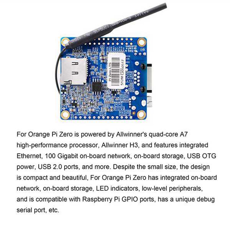 บอร์ดไมโครคอนโทรลเลอร์ อลูมิเนียมอัลลอย พร้อมเคส สําหรับ Orange Pi Zero ...