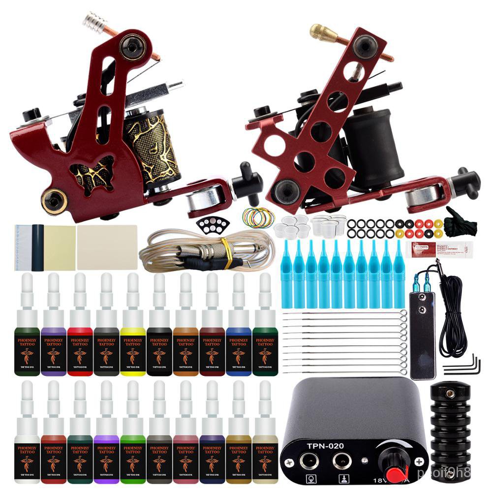 Professional Tattoo Kit 20 Colors 5ML Tattoo Inks Body Art Permanent ...