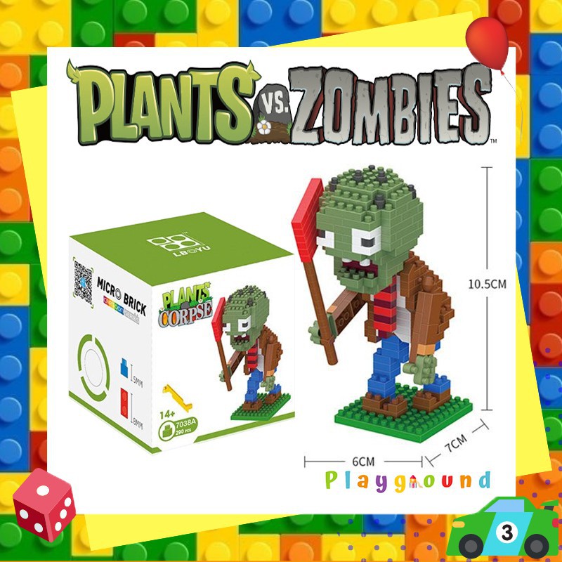 【ready stock】 ตัวต่อ นาโน เกมพืชปะทะซอมบี้ Nanoblock Plant Vs Zombies ...
