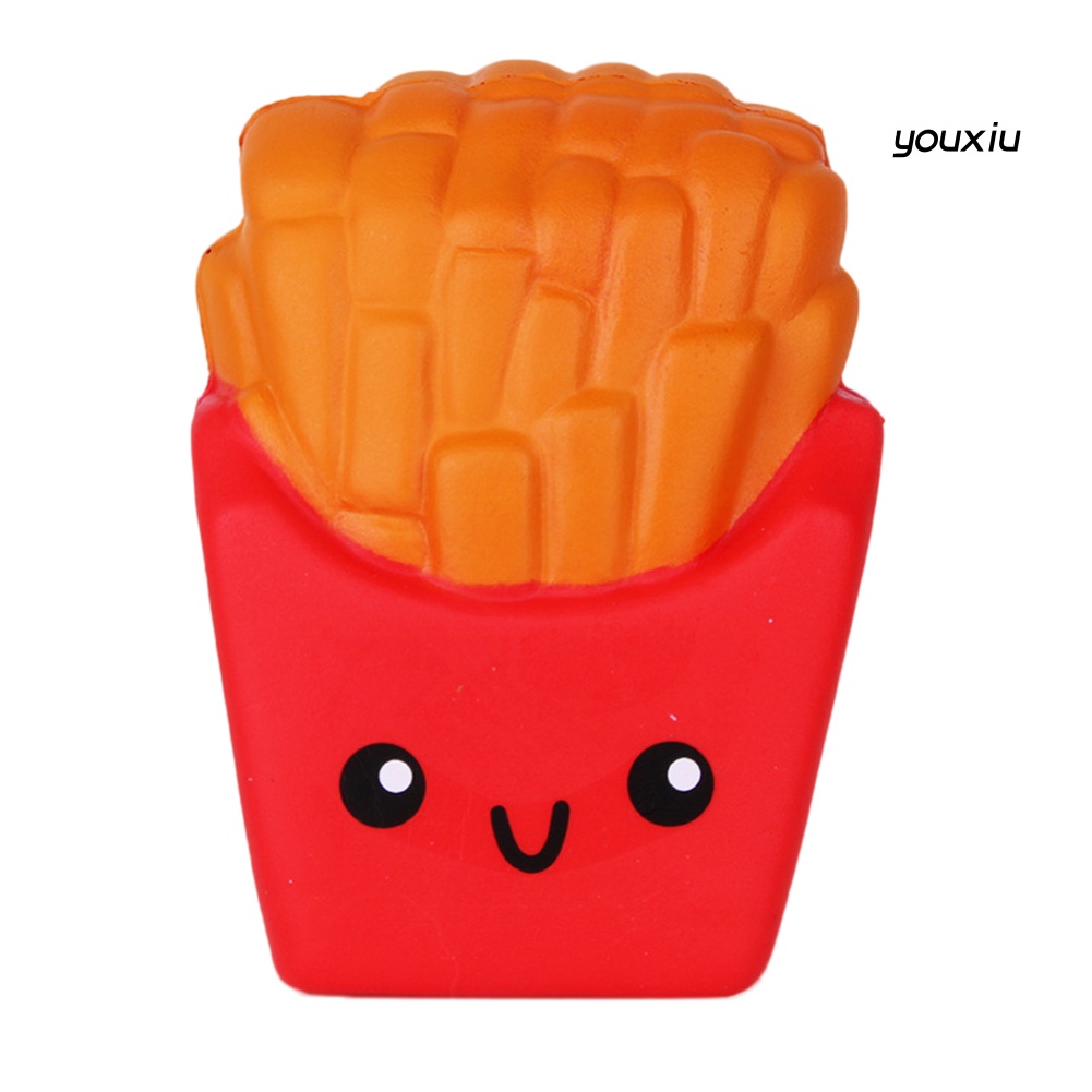 YX-T Scented French Fries Squishy Slow Rising Stress Reliever Kids ...