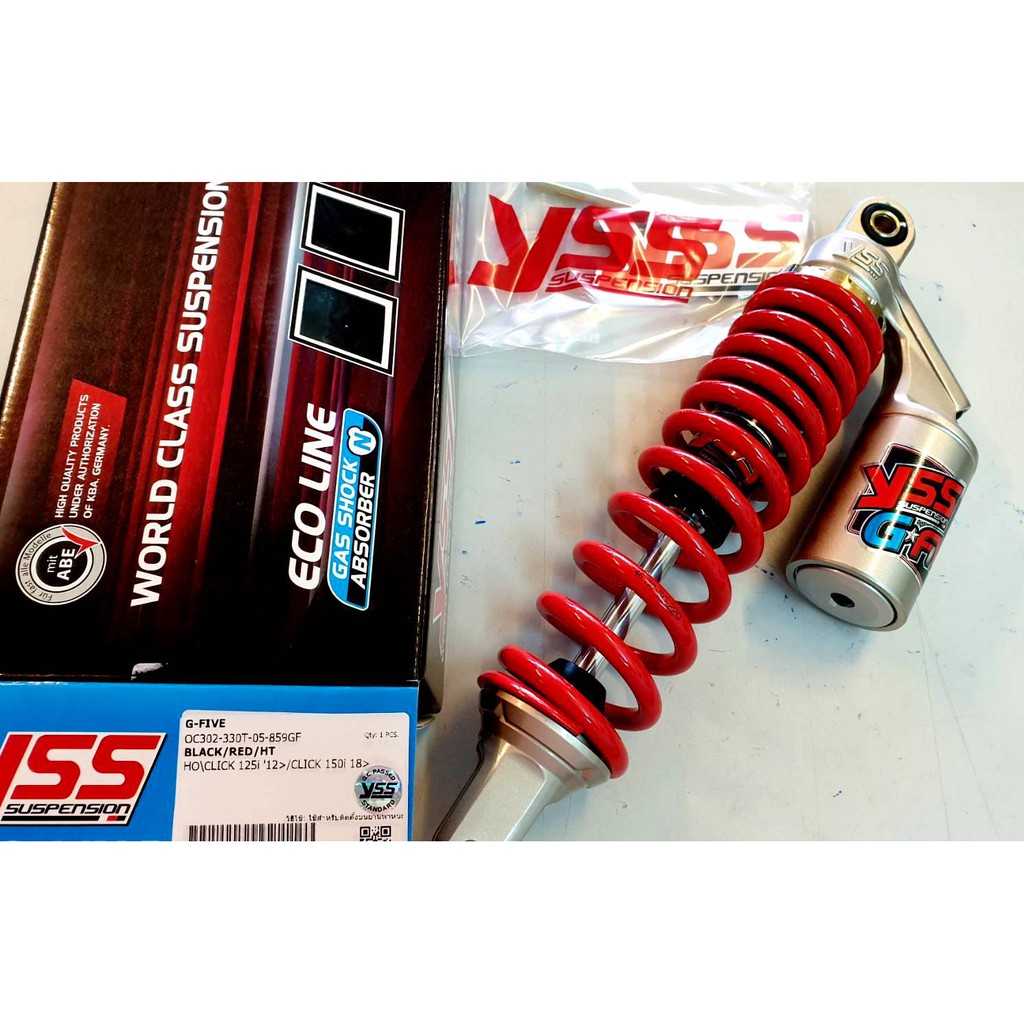 โช้ค Yss Honda Click 125 150 G Five จีไฟว์ แก๊สแท้ ปี 2020 ...