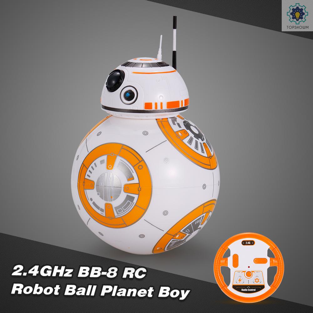 หุ่นยนต์บังคับวิทยุ Bb-8 2.4GHz Rc พร้อมเสียง Star Wars ของเล่นสําหรับ ...