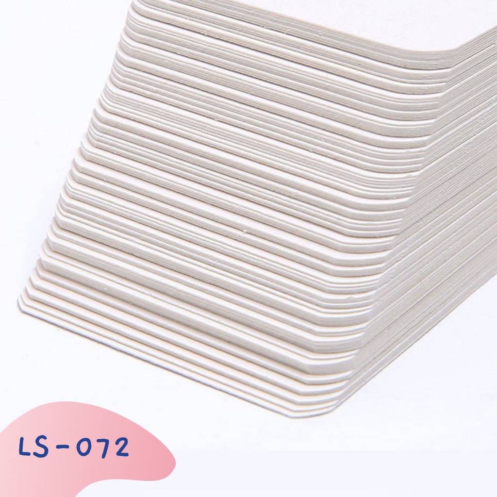 บัตรคำเปล่า flash card จดศัพท์ พร้อมห่วง ขนาด 4x7ซม. 100แผ่น กระดาษถนอม ...