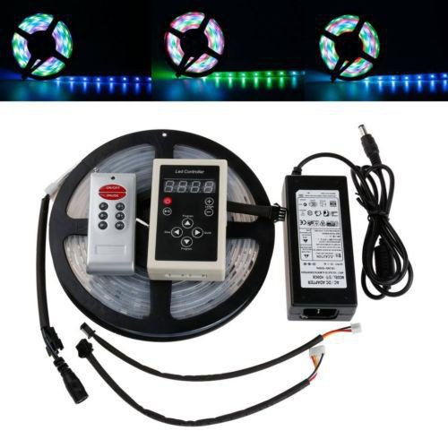 DC12V 5M Digital RGB 133 Dream color 6803 IC waterproof LED Strip 5050 ...