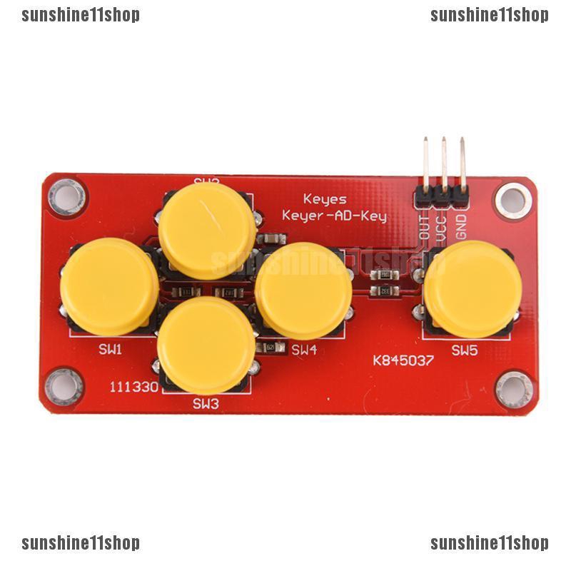 SSH Analog Button for Arduino Keyboard Electronic Blocks Simulate Five Key M - sunshine11shop.th ...