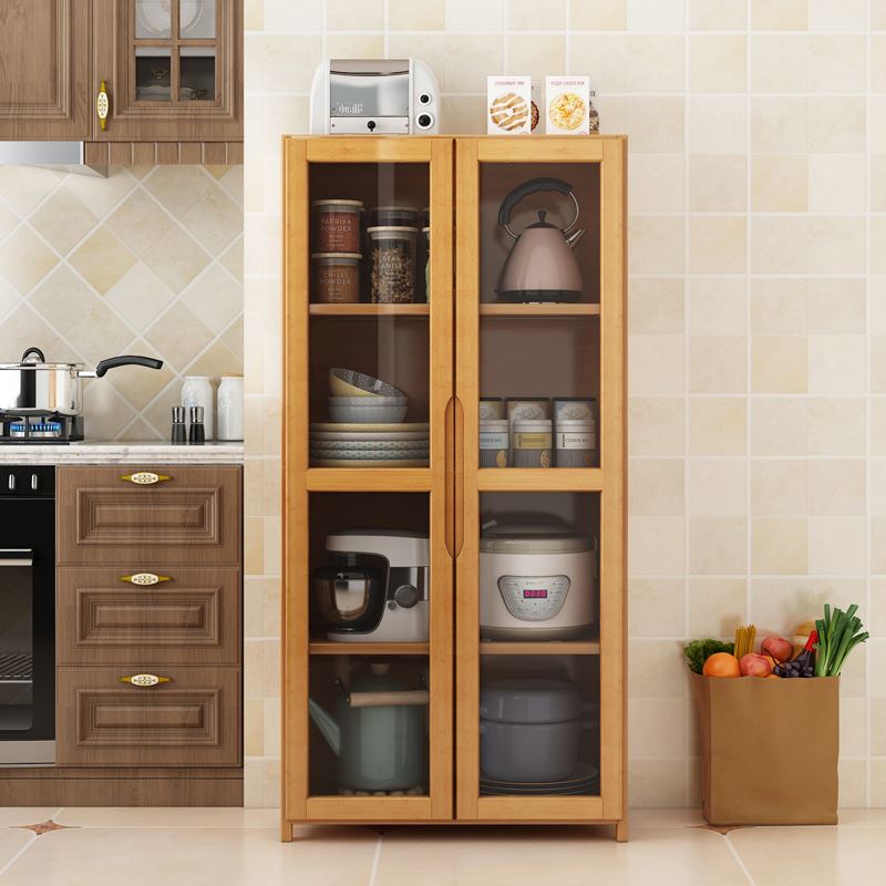 Kitchen cabinet floor integrated Japanese meal side cabinet household ...