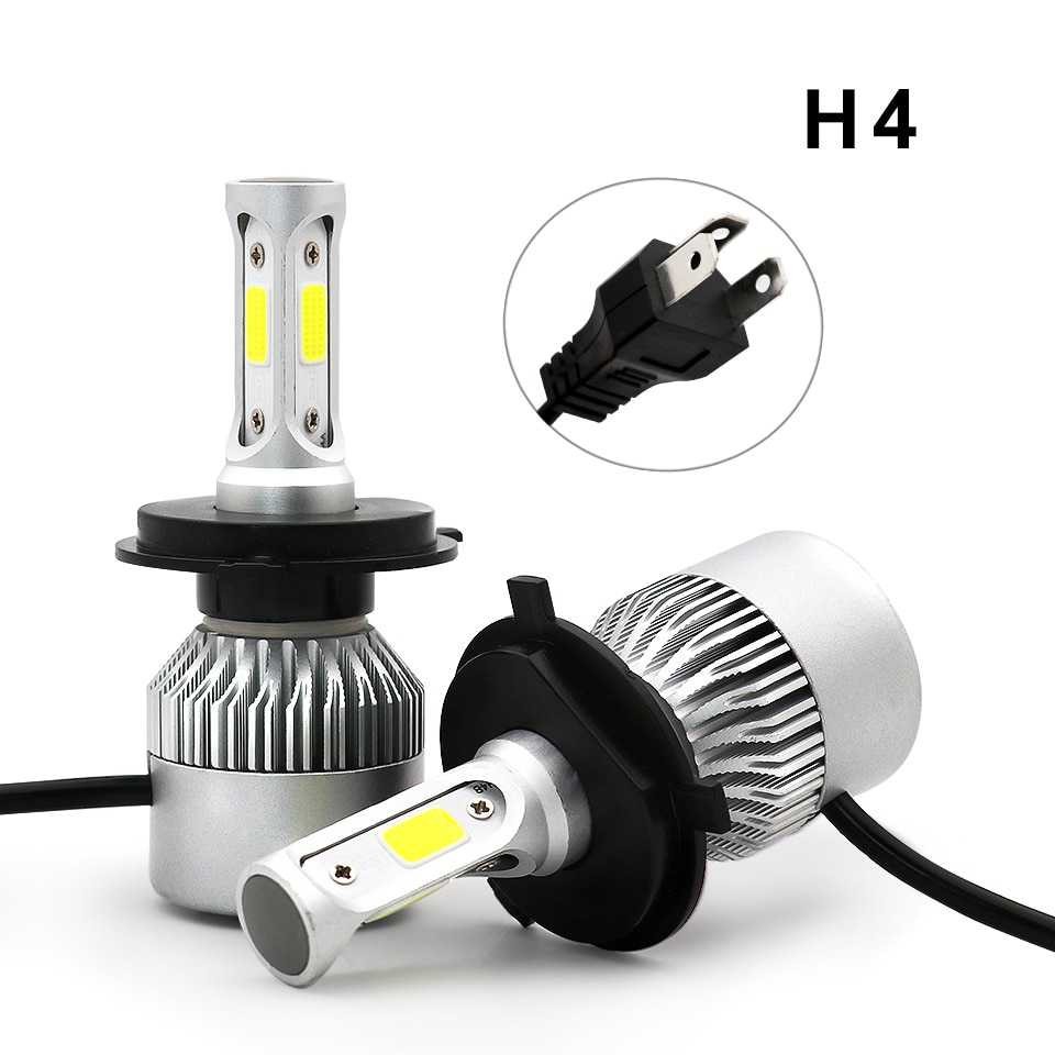 ไฟหน้ารถยนต์ LED H4 COB C6 2 และ 3 ด้าน สว่างมาก 2 ชิ้น - md_store_jkt ...