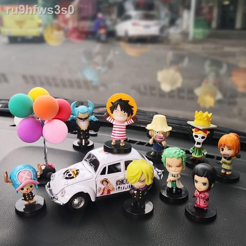ชุดแต่งภายในของ One Piece Car Luffy Chopper ตกแต่งตุ๊กตาดาราสุทธิเขย่า ...