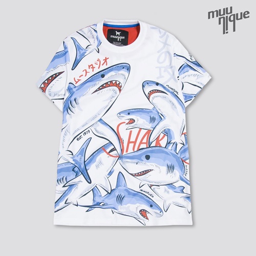 MUUNIQUE JP.T-shirt เสื้อยืด รุ่น SHARK JP-233 - muunique_official ...