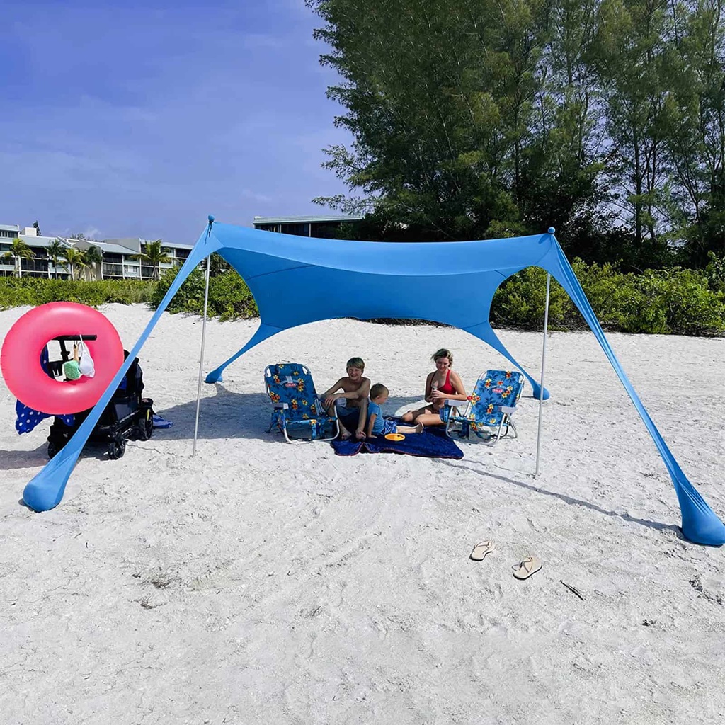 Portable Shades Beach Tent Large With Carrying Bag Windproof Design Sun ...