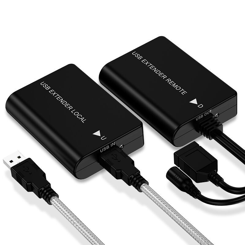 Usb Extender Rj45 พาวเวอร์ซัพพลายพร้อมสายเคเบิ้ล Usb Utp Extender Over ...