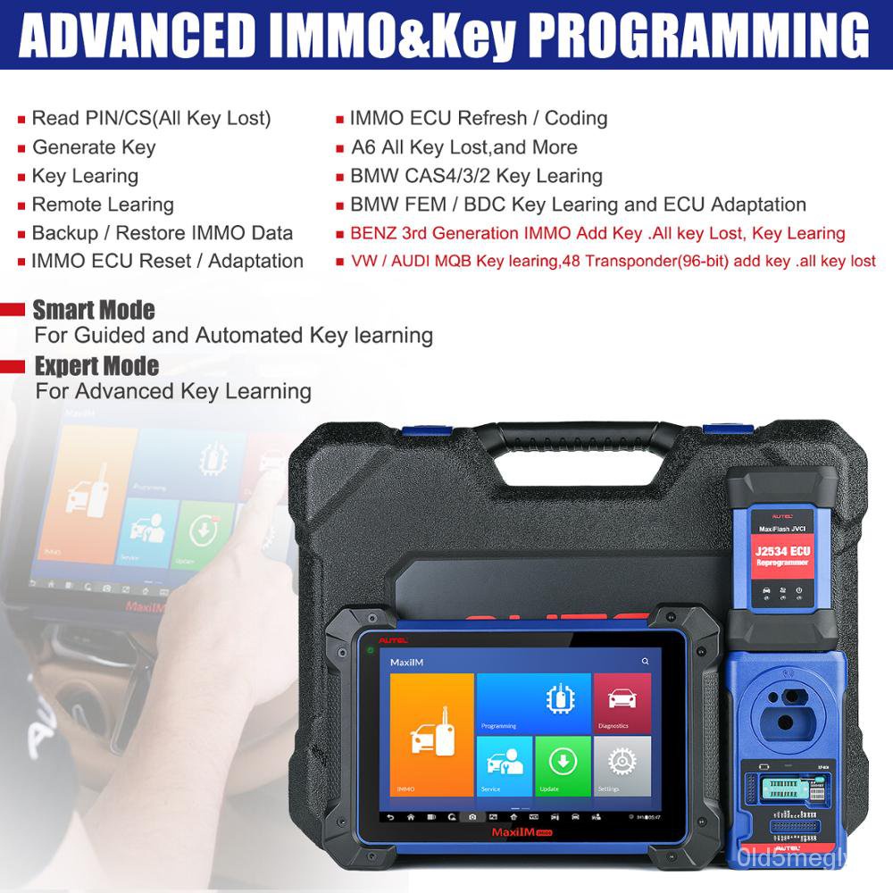Autel MaxiIM IM608 OBD2 Diagnostic Tool IMMO Key Programming Tool Key ...