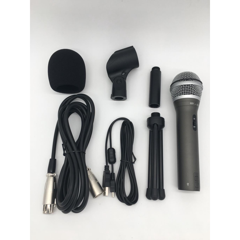 BSamson Q2U Handheld Dynamic Recording USB XLR Microphone With ...