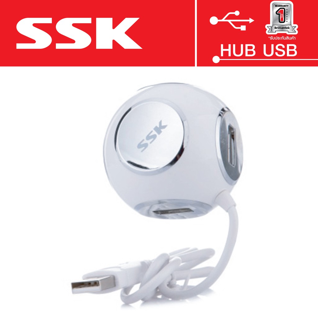 สายพ่วง SSK USB HUB SHU018 4 Ports - zeno.technology - ThaiPick