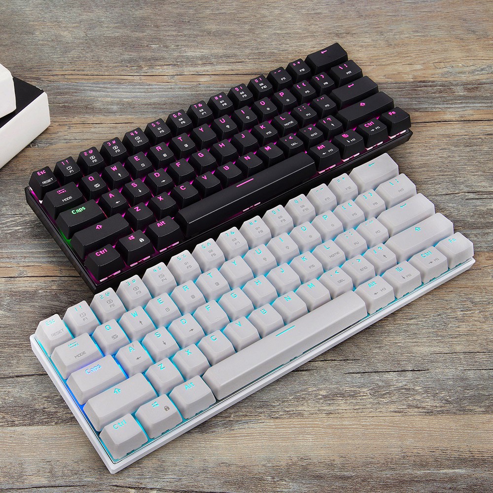 CK 62 BT 3.0 Wired RGB Mechanical คีย์บอร์ดสำหรับ Tablet แล็ปท็อปสมาร์ท ...