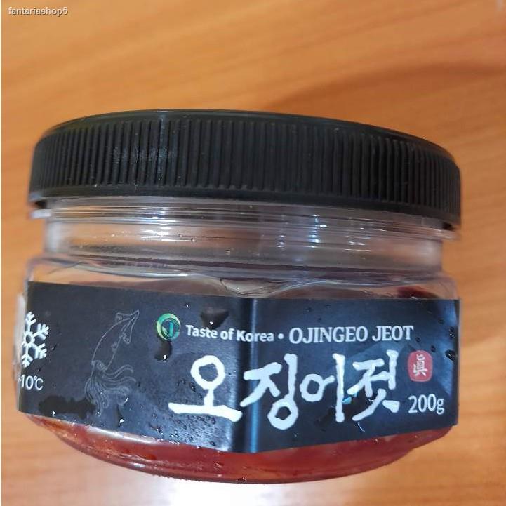 จัดส่งจากกรุงเทพฯ ส่งตรงจุดปลาหมึกดองกิมจิปลาหมึก.(200gX5)1kg - fantariashop5 - ThaiPick