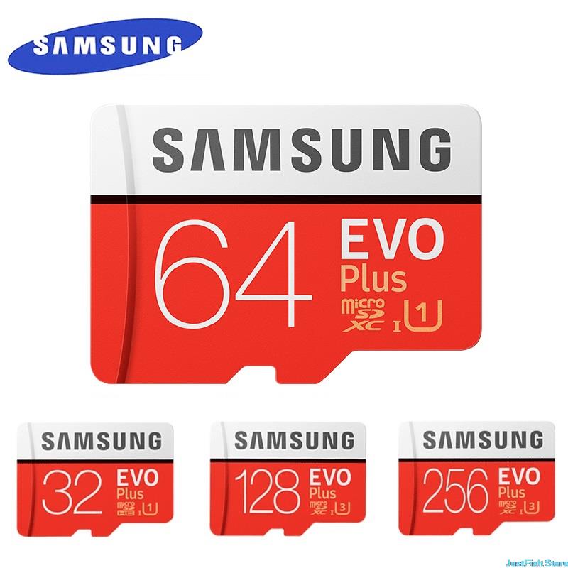 New Original SAMSUNG Micro SD Card 128GB EVO Plus Flash Memory Card ...