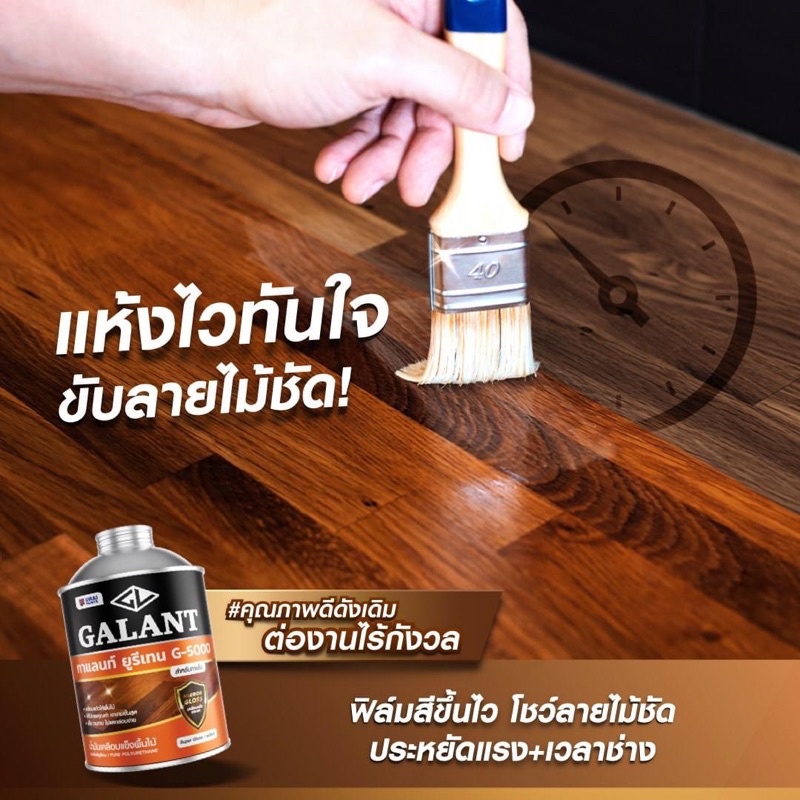 ยูรีเทน กาแลนท์ จี-5000 ขนาด 3.5 ลิตร (GALANT Urethane G-5000 for Interior) - chayudadeenan ...