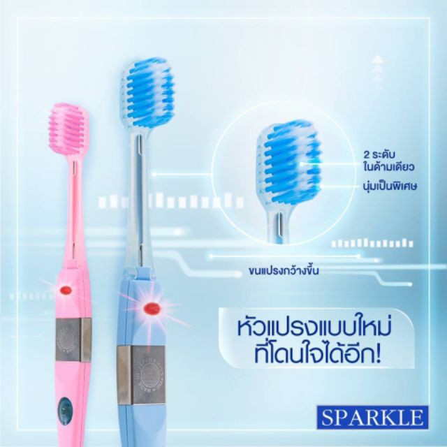Sparkle Ionic Toothbrush แปรงสีฟันประจุไฟฟ้านวัตกรรมใหม่ - jahbsbdj - ThaiPick