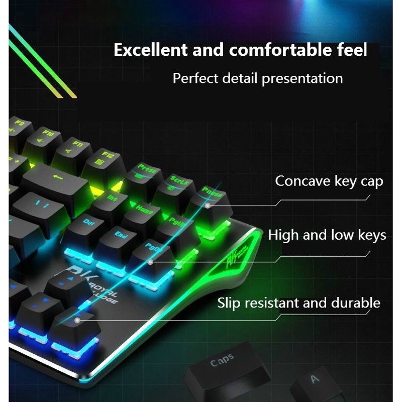 คีย์บอร์ดเล่นเกมไร้สายบลูทูธ 3 . 0 Rk G87 G87 Wireless Mechanical Gaming Keyboard - 8o4bjpn_01 ...