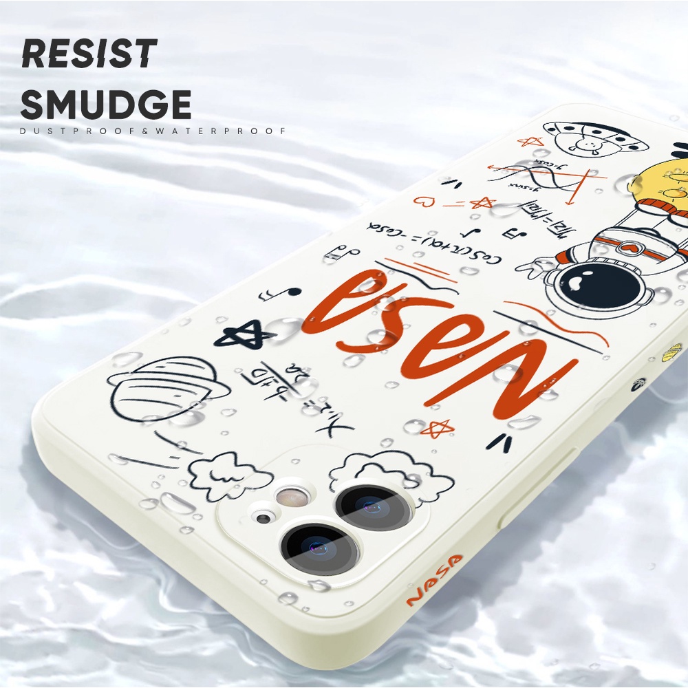 iPhone 11 Pro Max X XS ไอโฟน เข้ากันได้ สำหรับ Case NASA Astronaut Moon ...