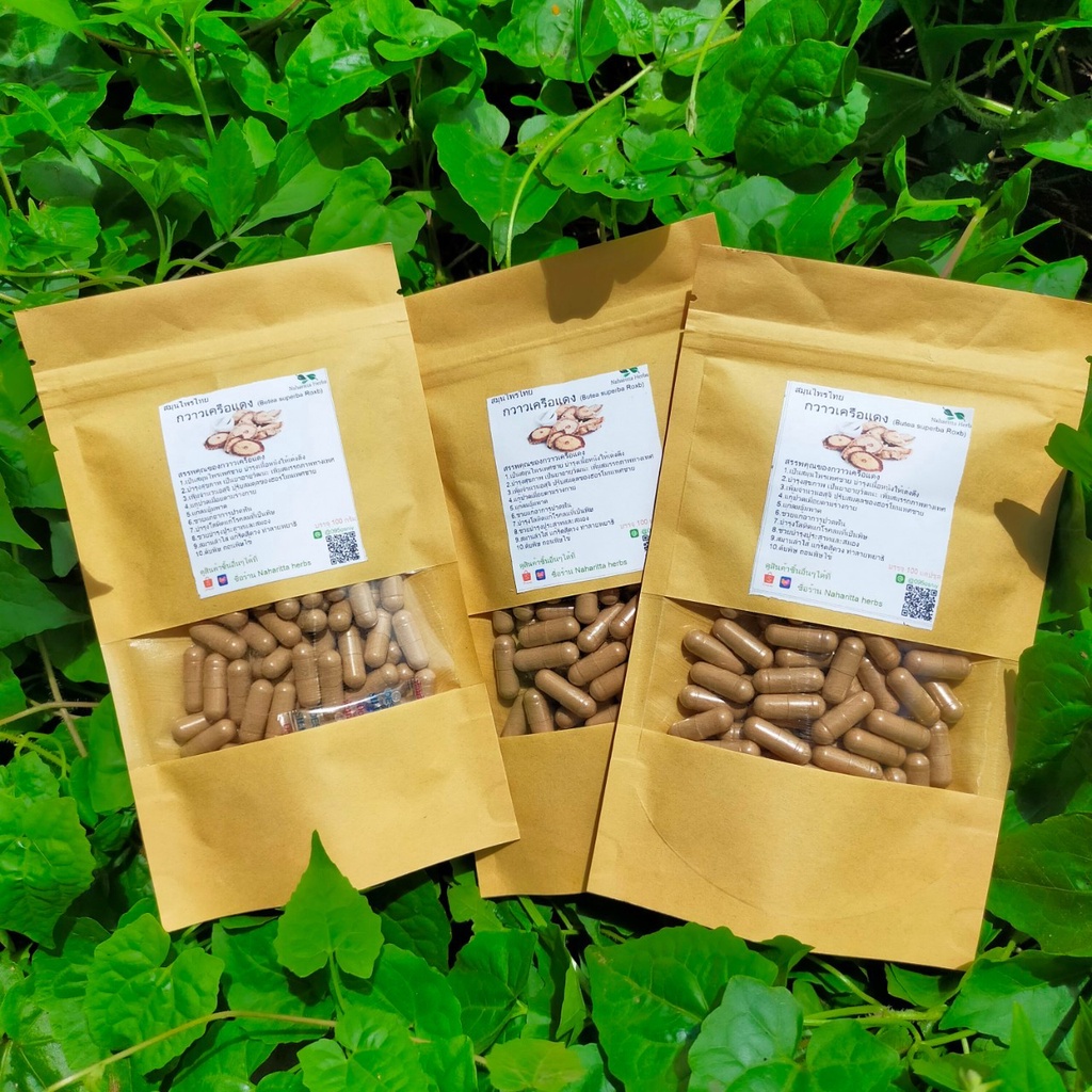 กวาวเครือแดง (Butea superba Roxb) บรรจุ 50/100 แคปซูล ปรับสมดุลของ ...