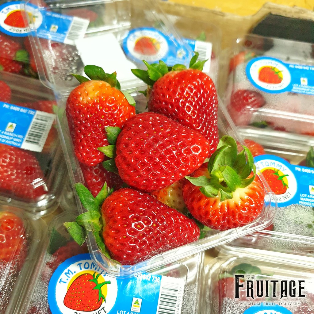 สตอเบอรี่นำเข้า จากอเมริกา/ออส Strawberry (USA/AUS) (1แพค/250กรัม) ~ลด ...