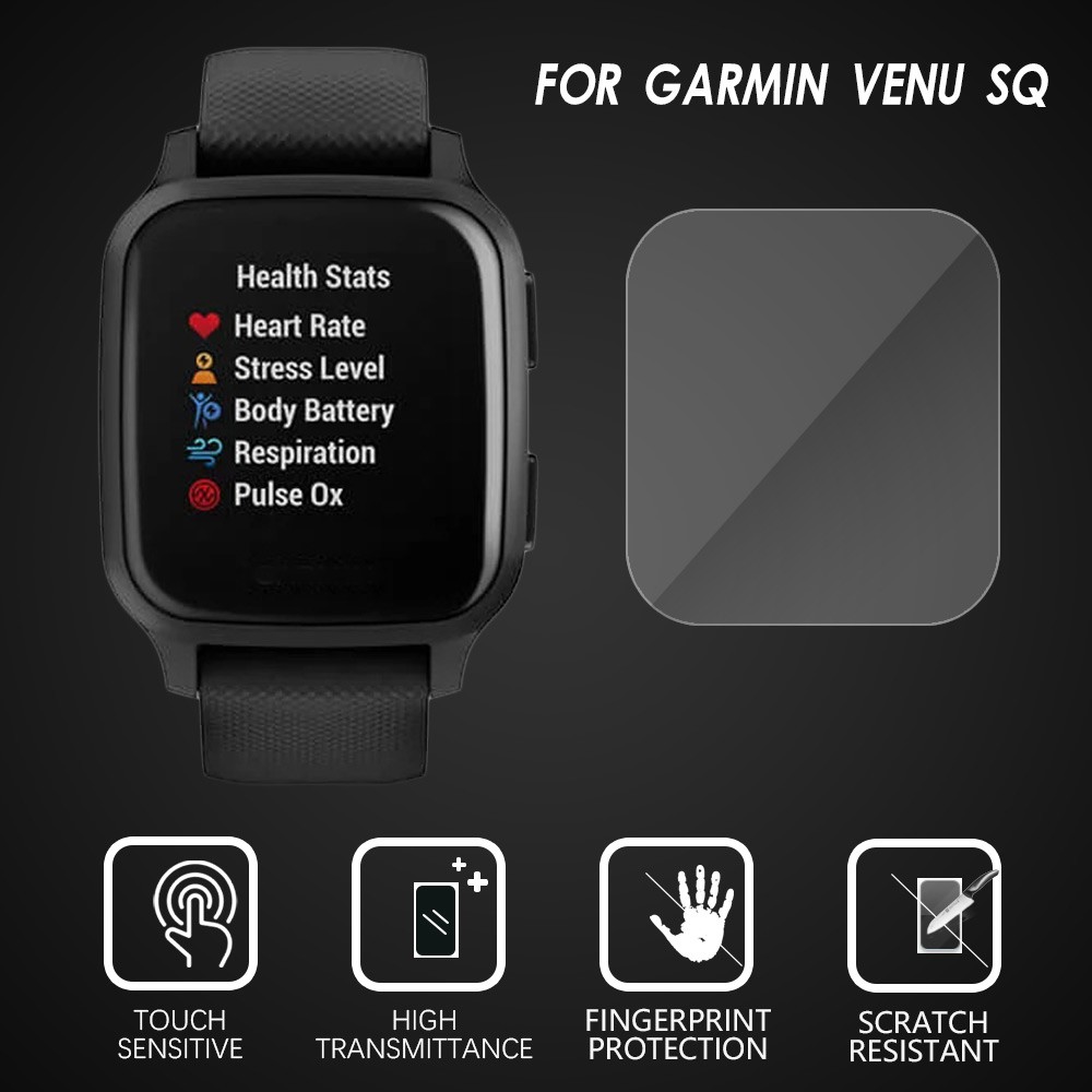 CHINK Soft Tempered Glass Protective Film For Garmin Venu SQ SQ Music ...
