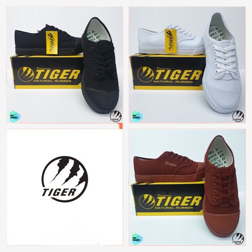 ☇ รองเท้านักเรียน รองเท้าผ้าใบนักเรียน เบอร์ 31-45 ไทเกอร์ Tiger 205 ...