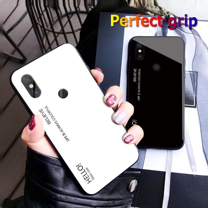 Xiaomi Mi Mix 3 Hard CaseGradient Glass Back Caseเคสโทรศัพท์มือถือ ...