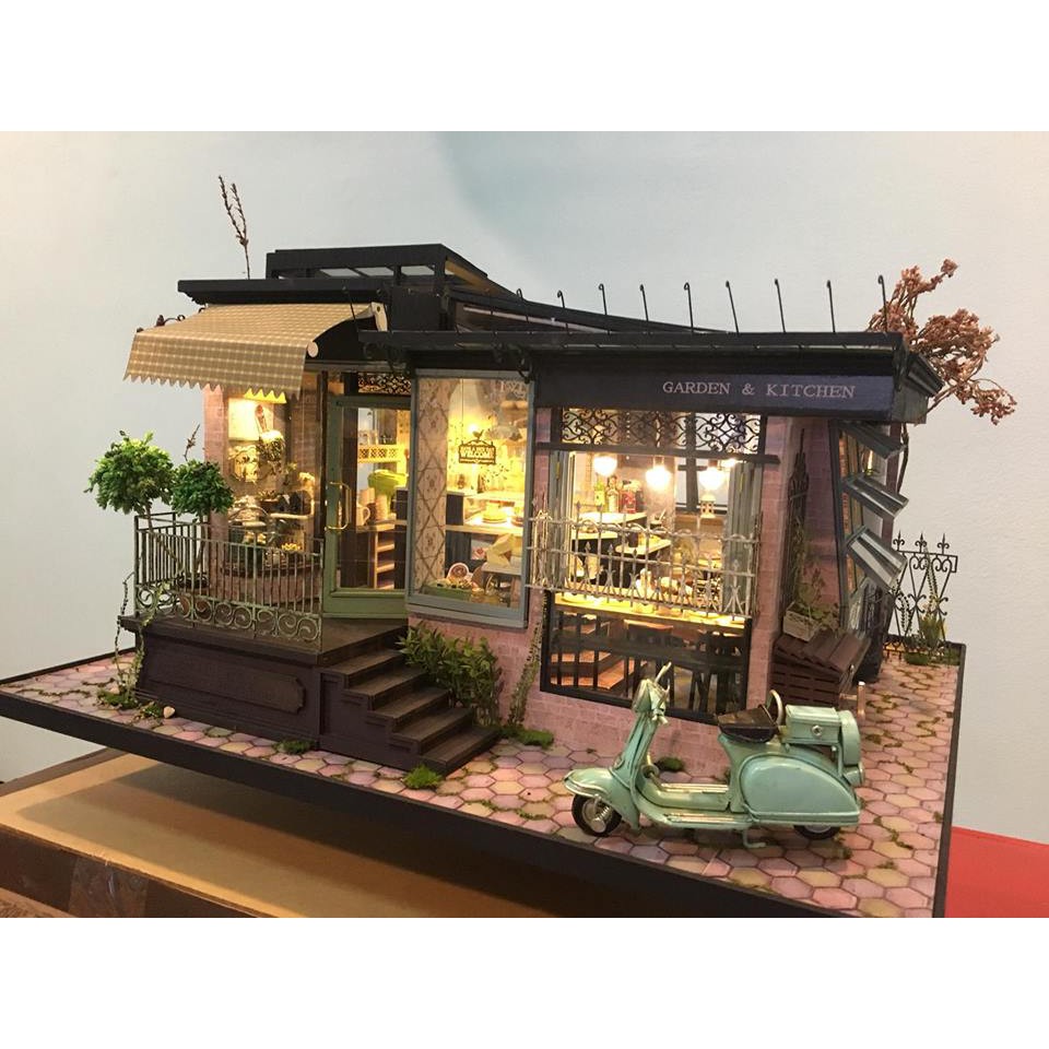 PAKITOY ชุด Irish Restaurant บ้านตุ๊กตา ร้านไทยพร้อมส่ง สเกล 112 โมเดล ...
