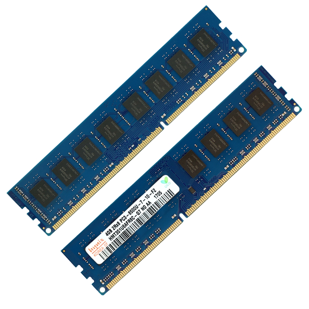 Pc Ram 4 Gb Pc 3 8500 U Ddr 3 1066 Mhz 240 Pin Cl 7 Ram Dimm Hyxni