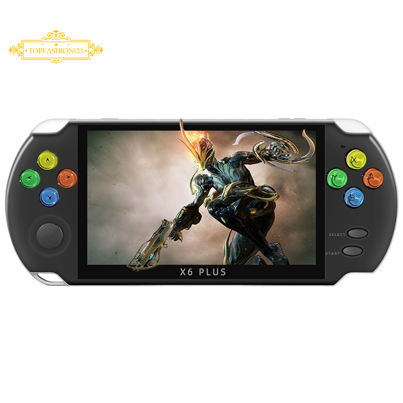 /NEW/Video Game Console Player X6 PLUS for PSP Gamapad 5.1 Inch Screen ...