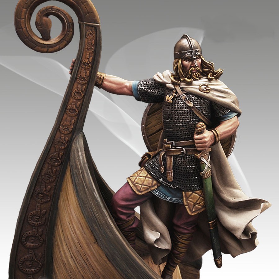 Unainted Kit 1/24 Knights of ancient Viking figure Historical Figure ...