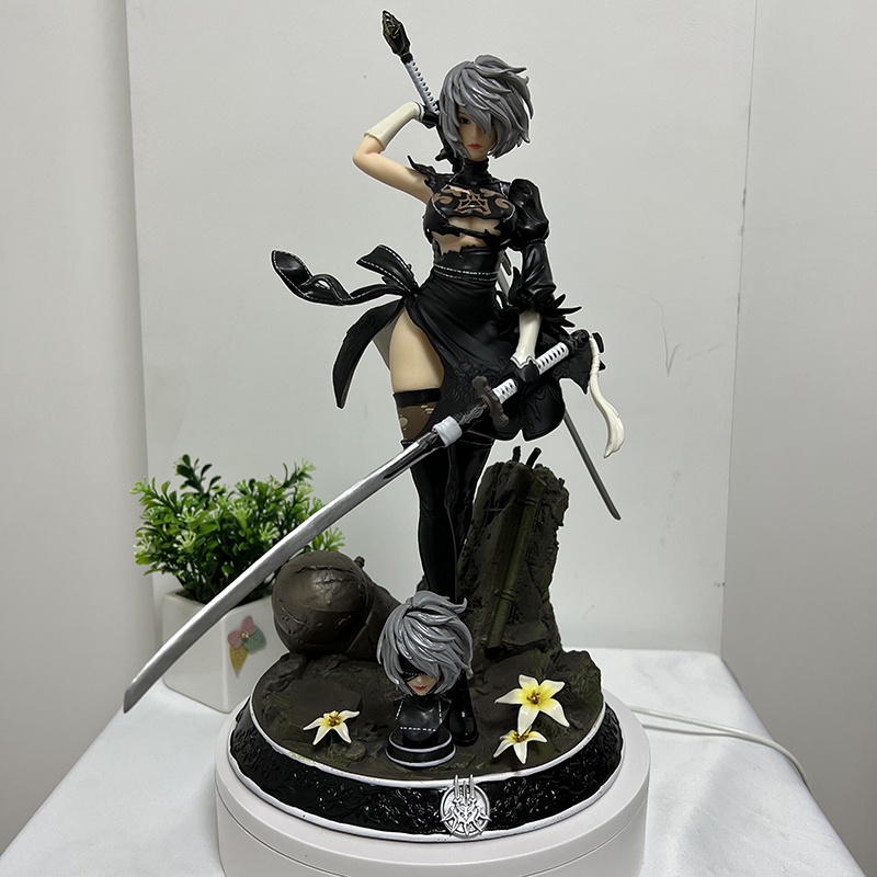 Hot Stock33CM NieR Automata Anime Figure HUNTER 2b YoRHa No.2 Type B ...