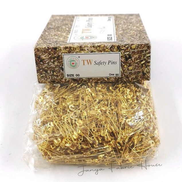 เข็มกลัดสีทอง ตรา TW ขนาด/size 00 ( 1,728 ตัว) | Shopee Thailand