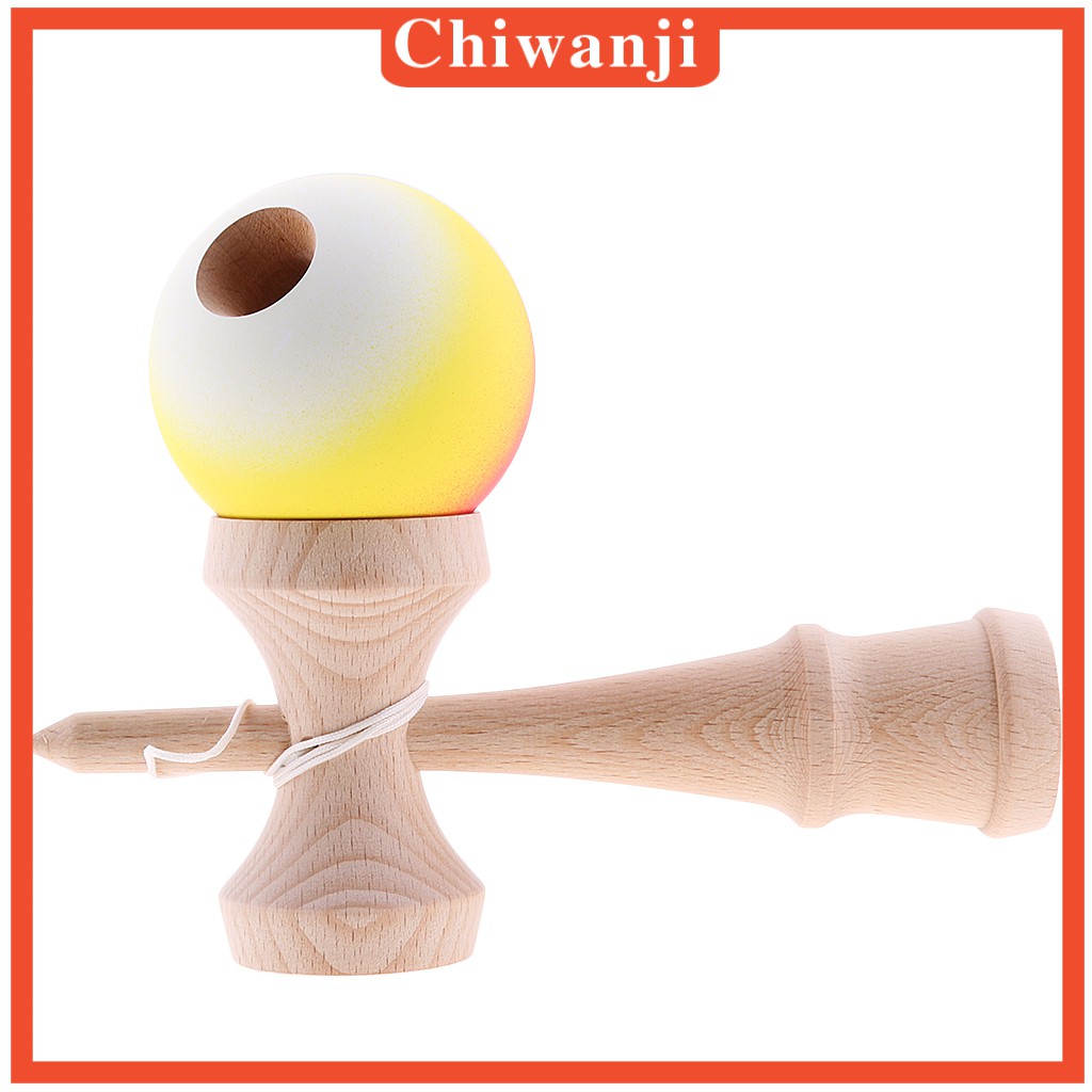 ღღ[CHIWANJI] Japanese Kendama Ball Wooden Toy Skill Ball Full Size Kids ...