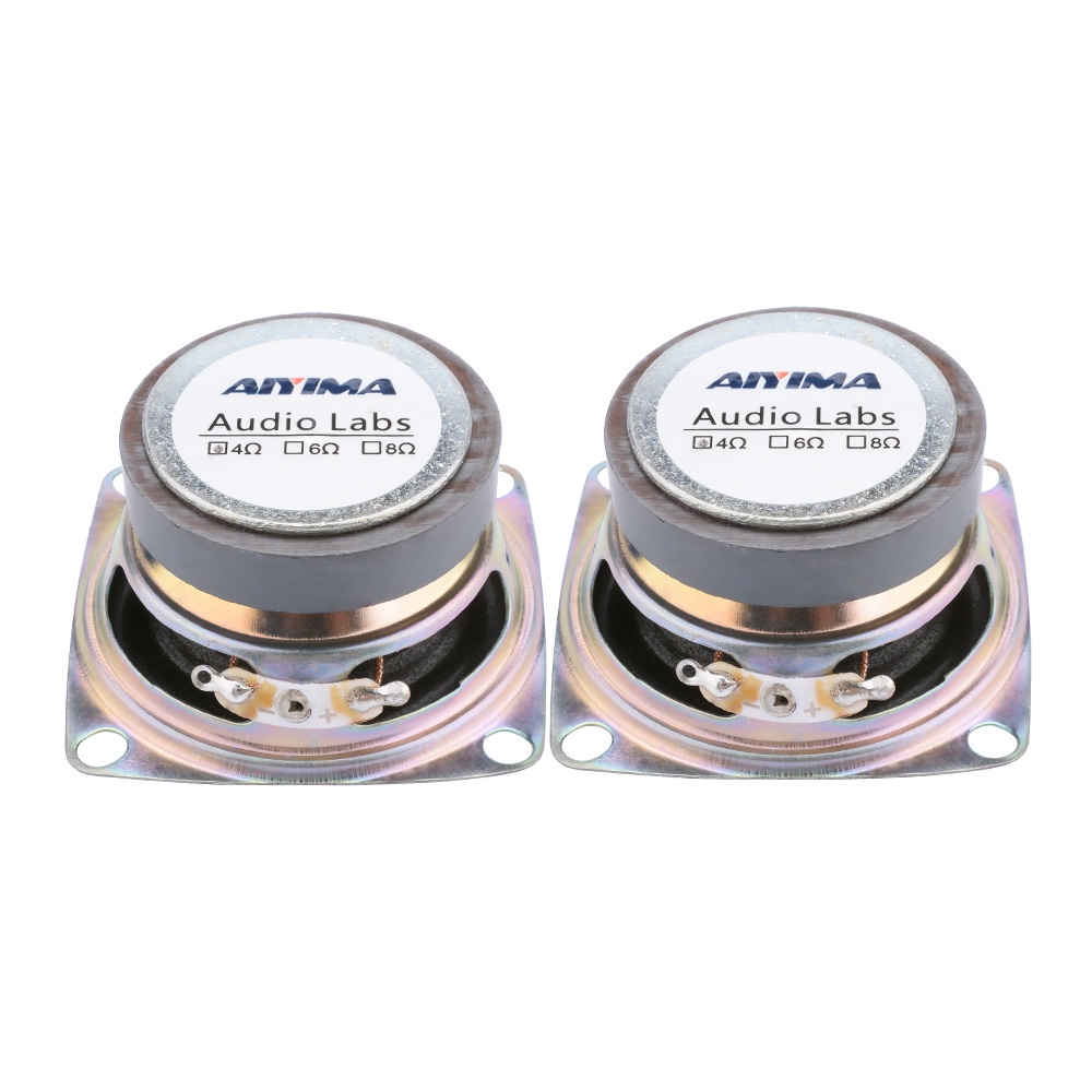 เครื่องเสียง อุปกรณ์เสริมลำโพง AIYIMA 2Pcs 2quot Inch 4Ohm 3W Full Range Speaker Mini Portable ...
