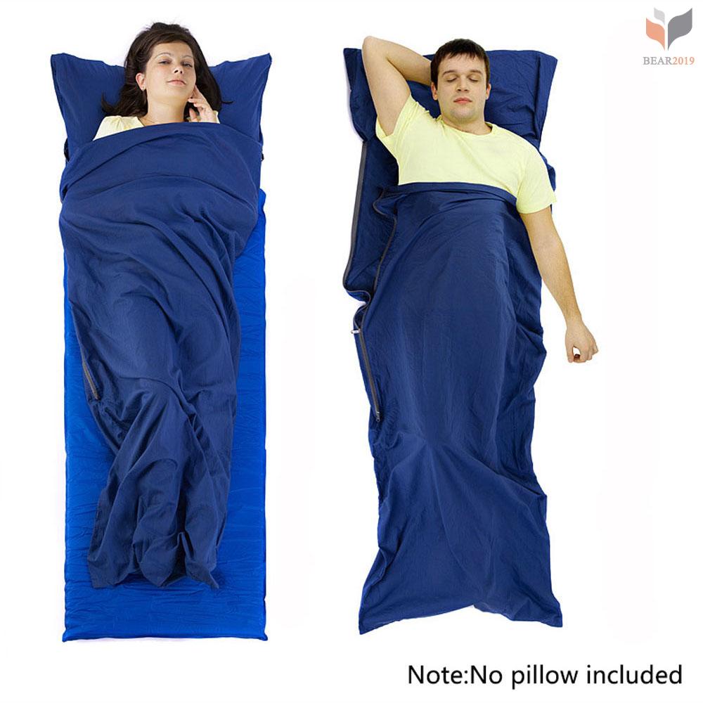 Bear Cod ถุงนอนผ้าฝ้ายแบบพกพาน้ําหนักเบา 210X100ซม.82.7X39.4นิ้วสําหรับ ...