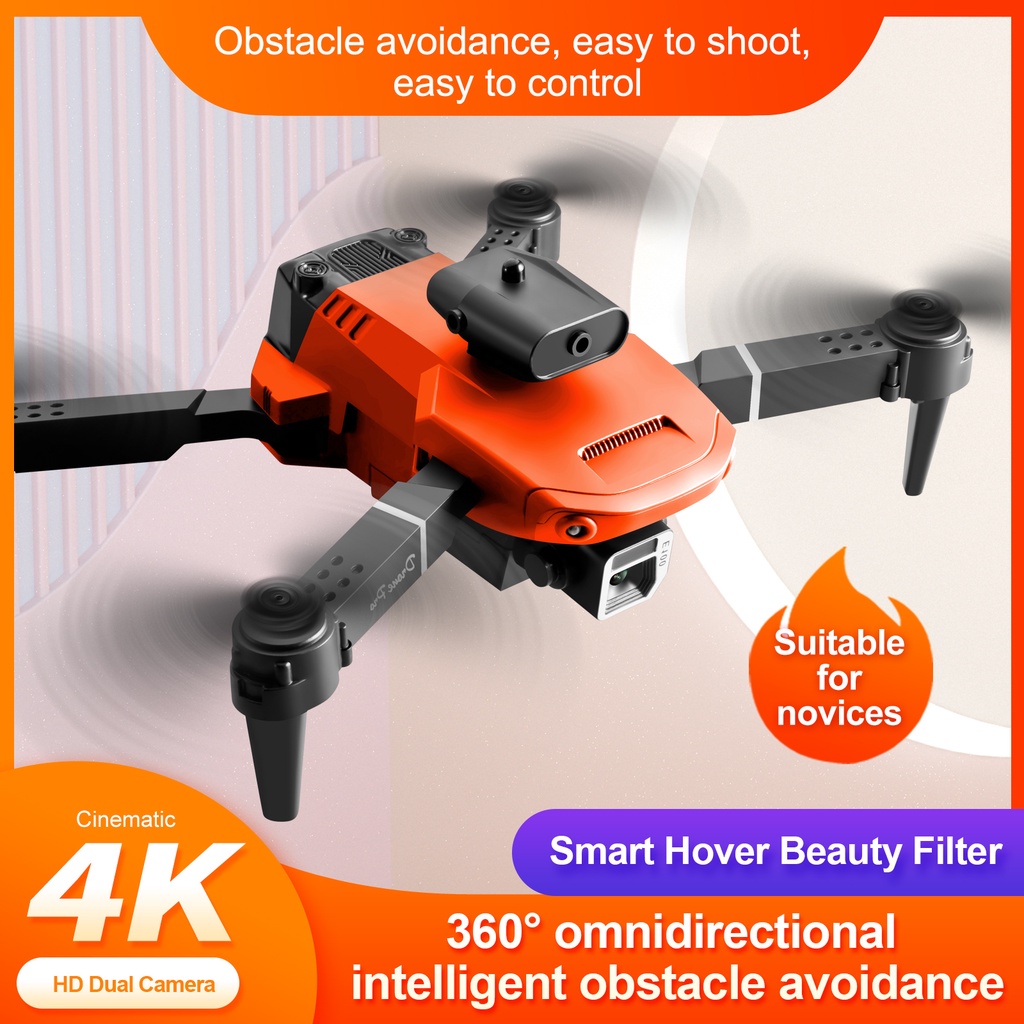 UAV2022 NEW E100 Mini Drone 4k rofesional HD Camera Fv WiFi Drones With ...