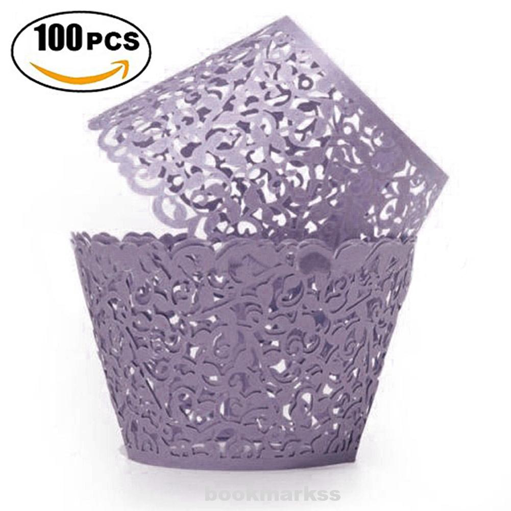 50 Paper Cupcake Baking Bun Cases Cake Decorating for Birthday Party ...