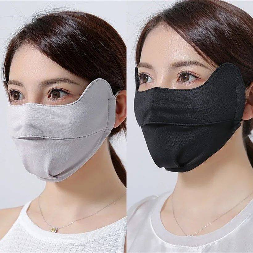 หน้ากากจักรยาน Bing Silk Mask หญิงครีมกันแดดฤดูร้อนครีมกันแดด Summer ...