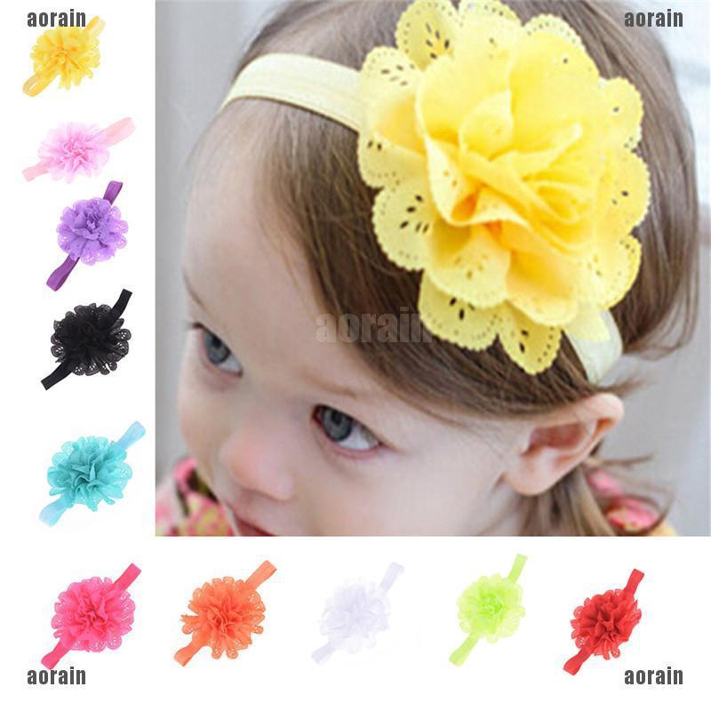 AG 10Pcs Kids Baby Flower Headband Hair Band Girls Hair Accessories ...
