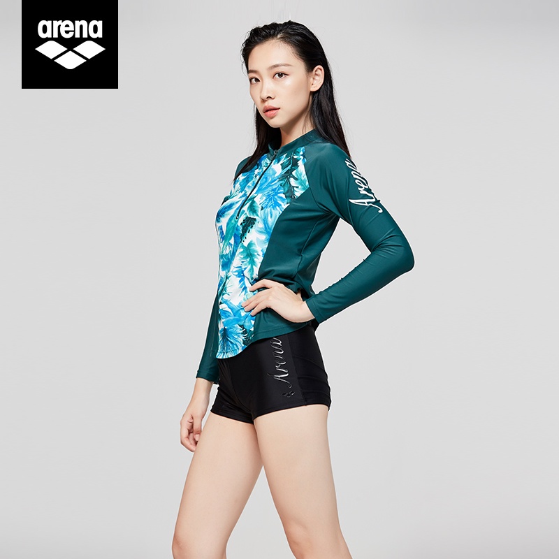 arena arena ผู้หญิง split boxer ฟิตเนส กางเกงว่ายน้ำโยคะ ยืดหยุ่นสูง ...