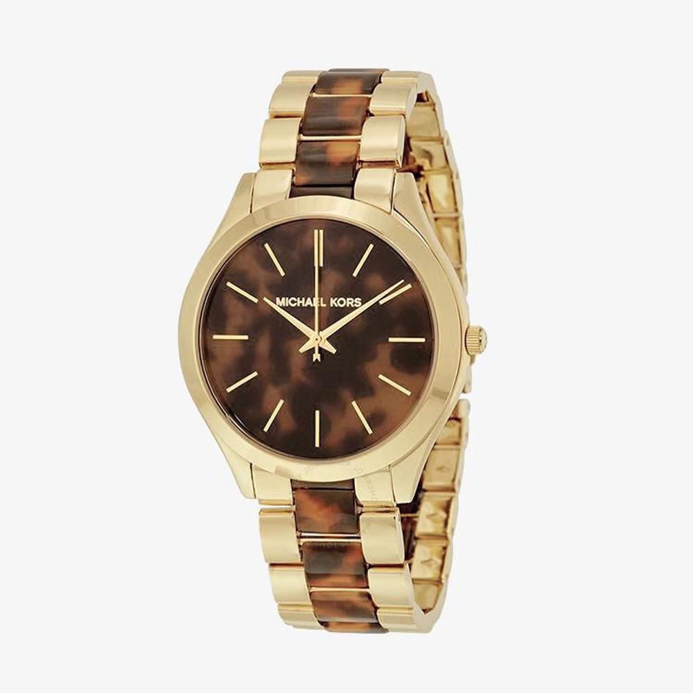 Michael Kors นาฬิกาข้อมือผู้หญิง Runway Gold Dial Gold รุ่น MK5109 ...