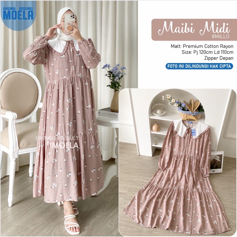 ชุดเดรสยาว Midi Midi Bestseller-Maibi สําหรับผู้หญิง ...