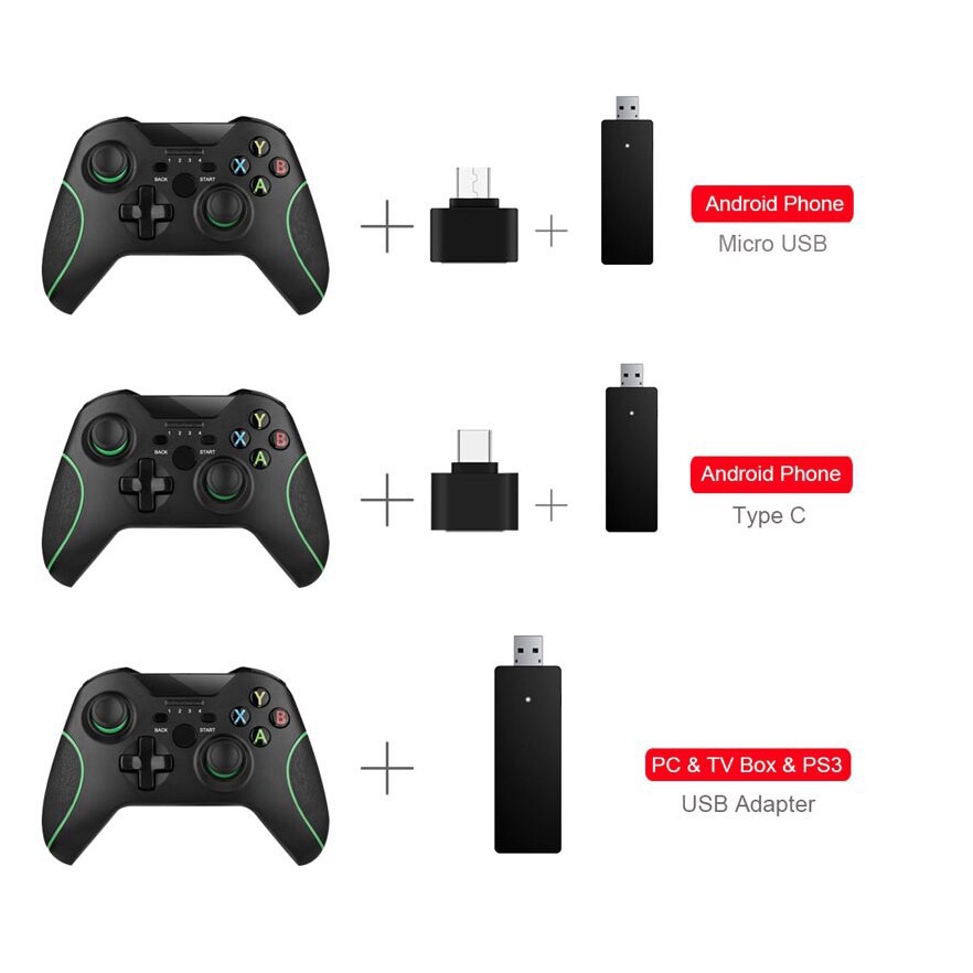 Data Frog 2.4G Wireless Gamepad For Xbox One Console Game Controller ...